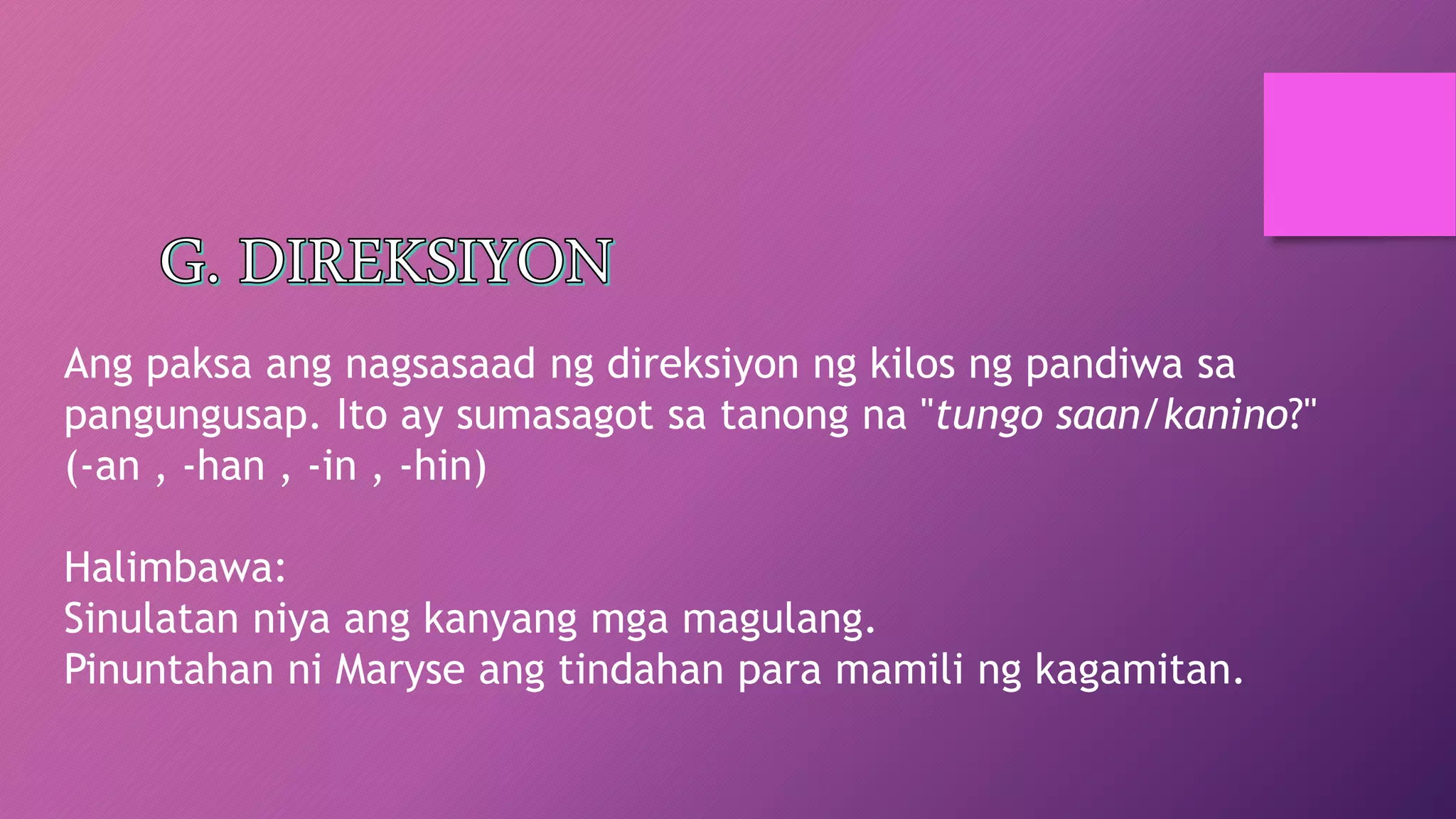 LS 1 Ang ABC ng mga Hugnayang Pangungusap | PPTX