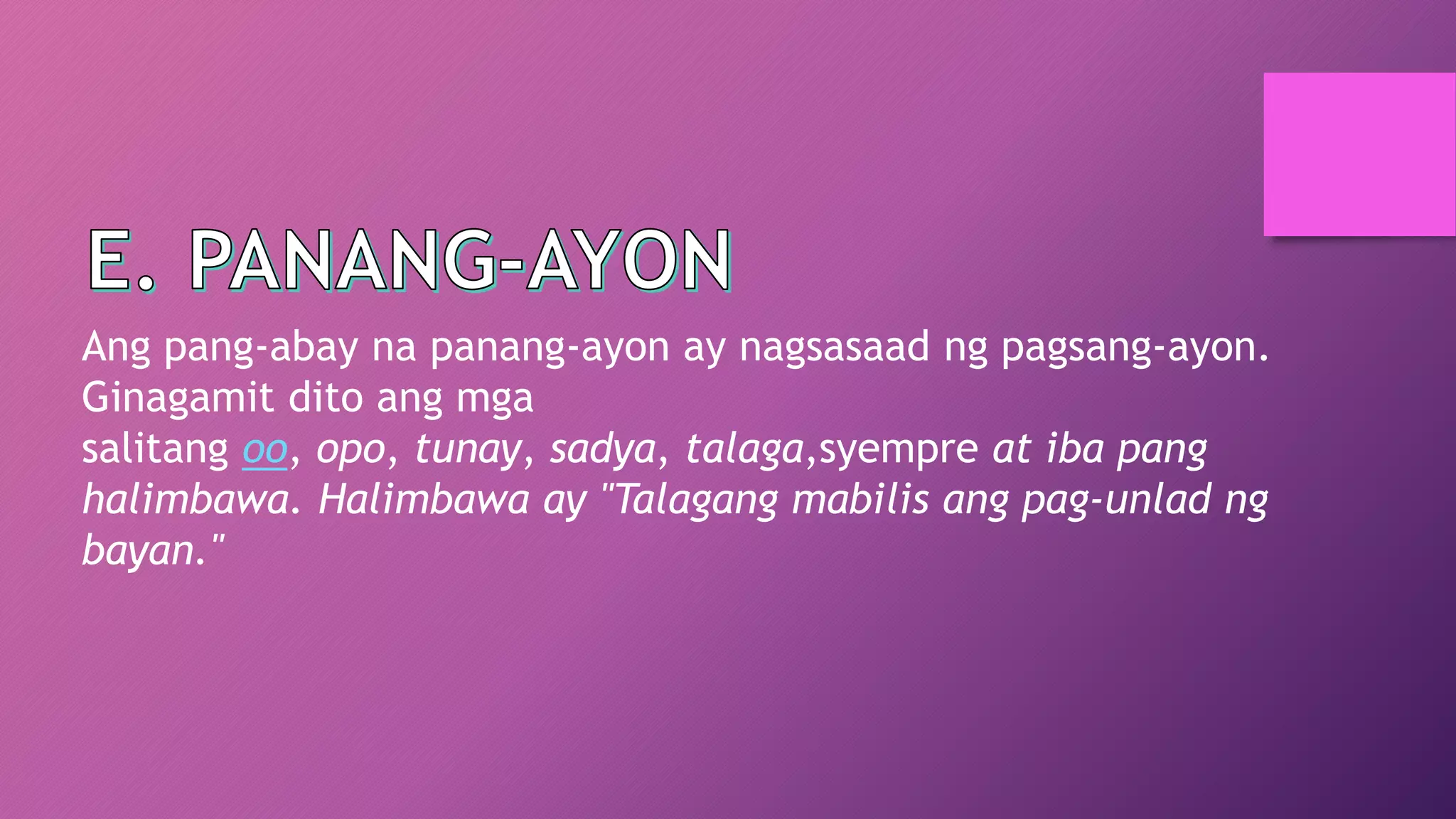 LS 1 Ang ABC ng mga Hugnayang Pangungusap | PPTX