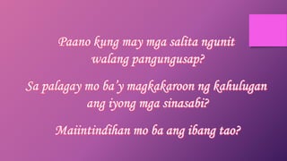 LS 1 Ang ABC ng mga Hugnayang Pangungusap | PPTX