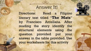 Understanding Literary Texts: Structural Elements and Contextual ...