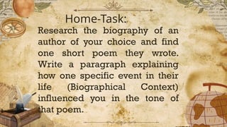 Understanding Literary Texts: Structural Elements and Contextual ...