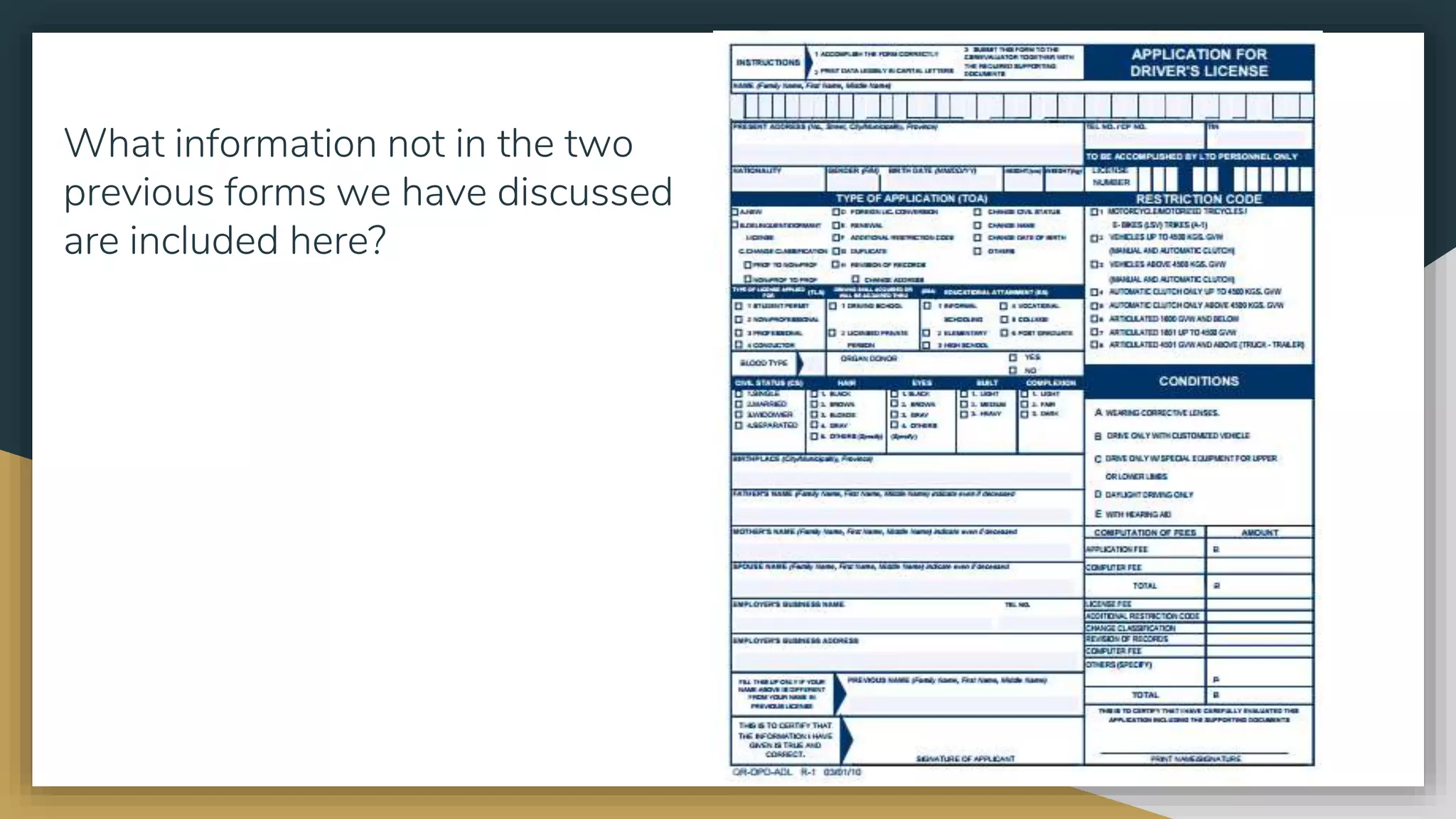 LS1 Filling up Forms | PPTX
