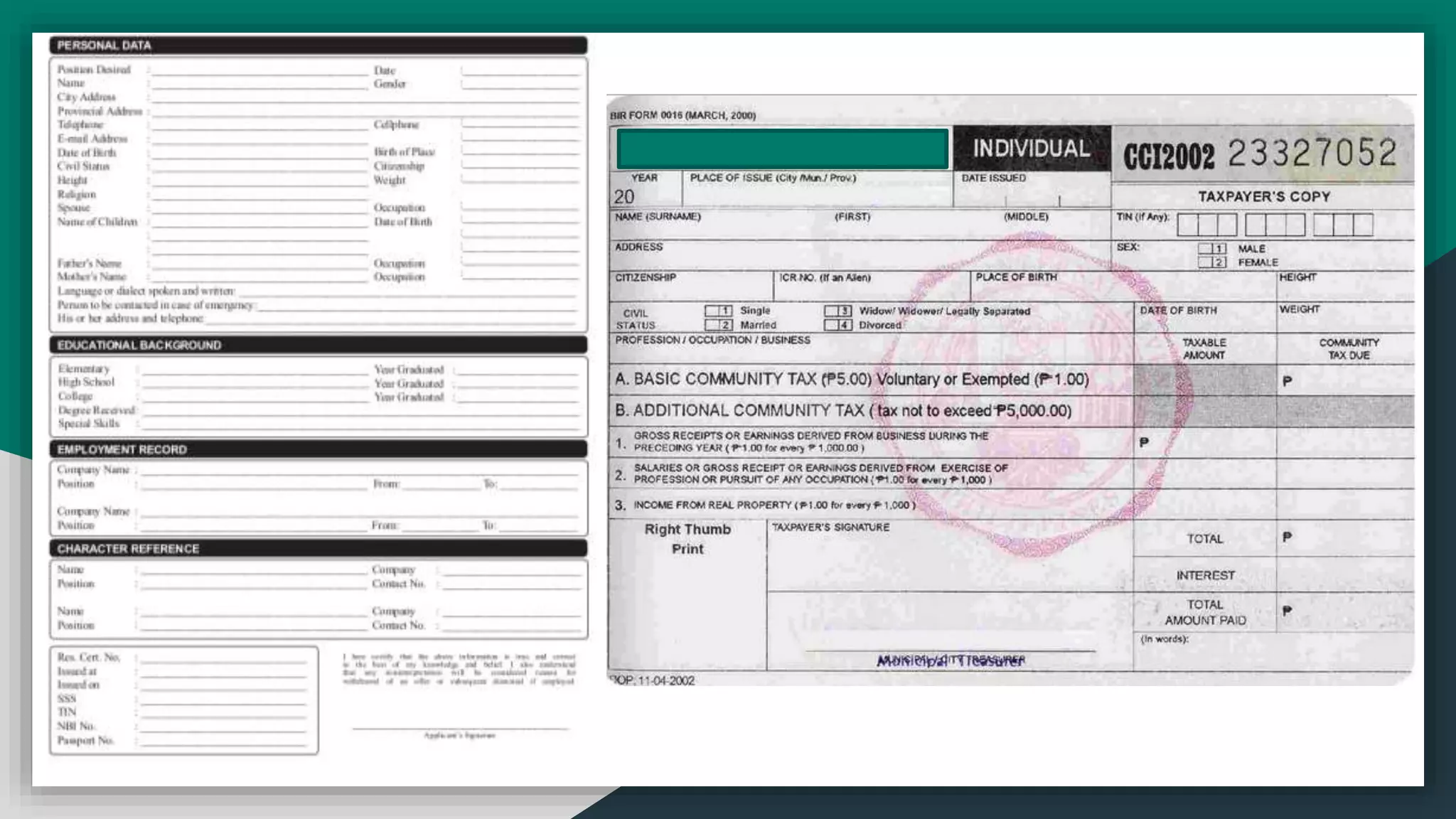 LS1 Filling up Forms | PPTX