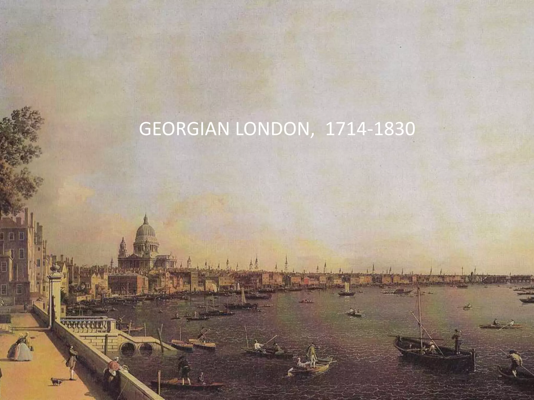 London Society Architecture School - Georgian Architecture | PPTX