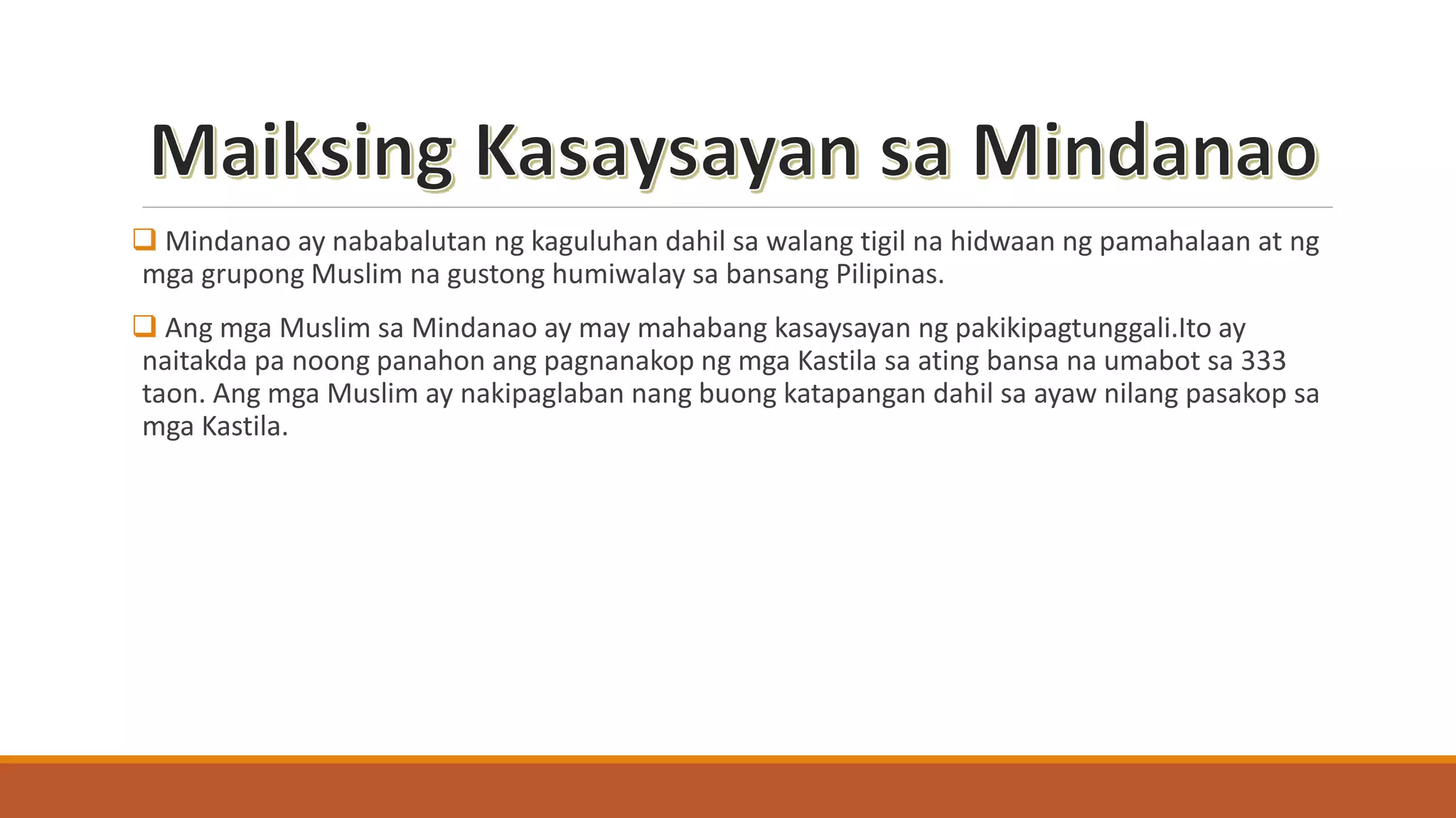 LS 5 Ang Kasunduang Pangkapayapaan sa Mindanao | PPTX