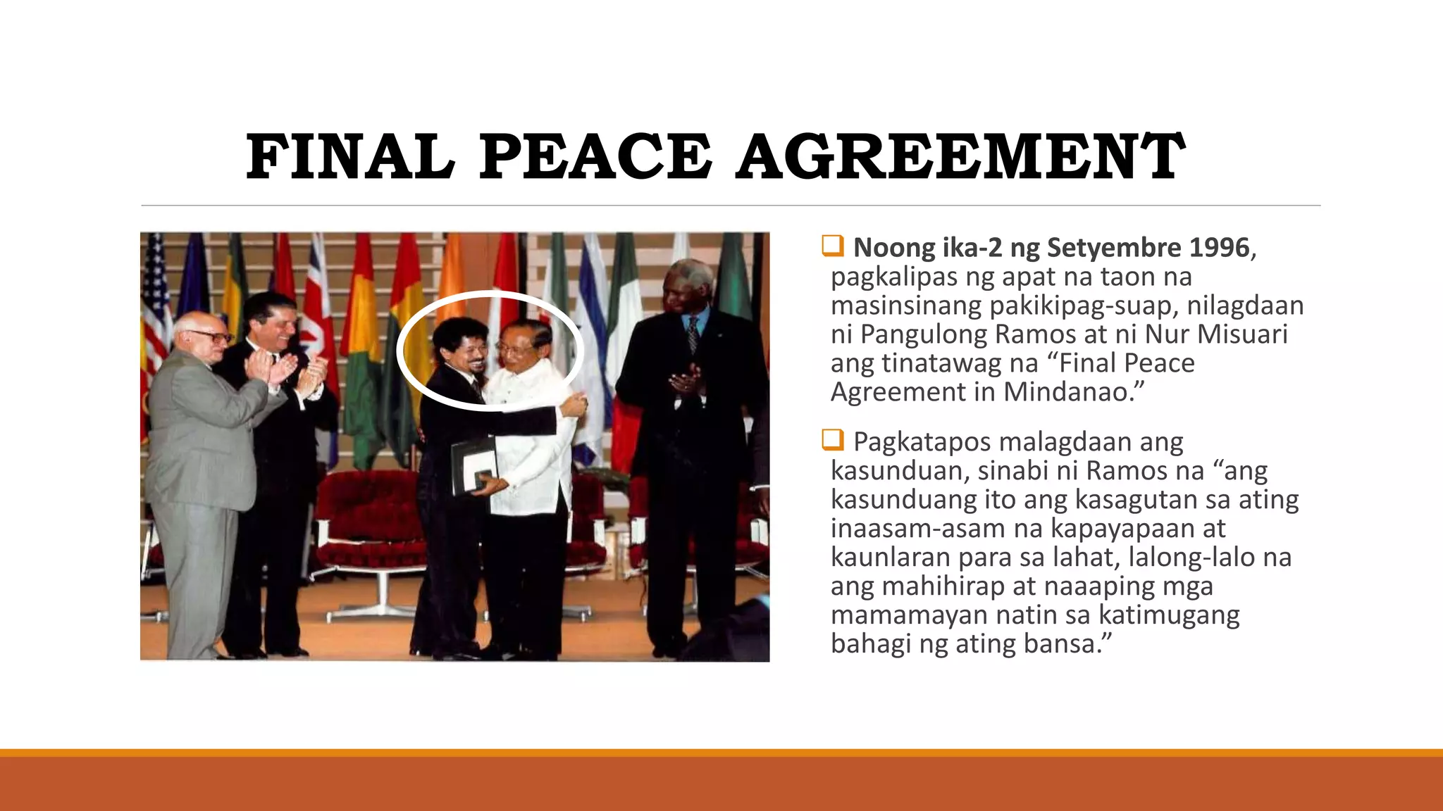 LS 5 Ang Kasunduang Pangkapayapaan sa Mindanao | PPTX