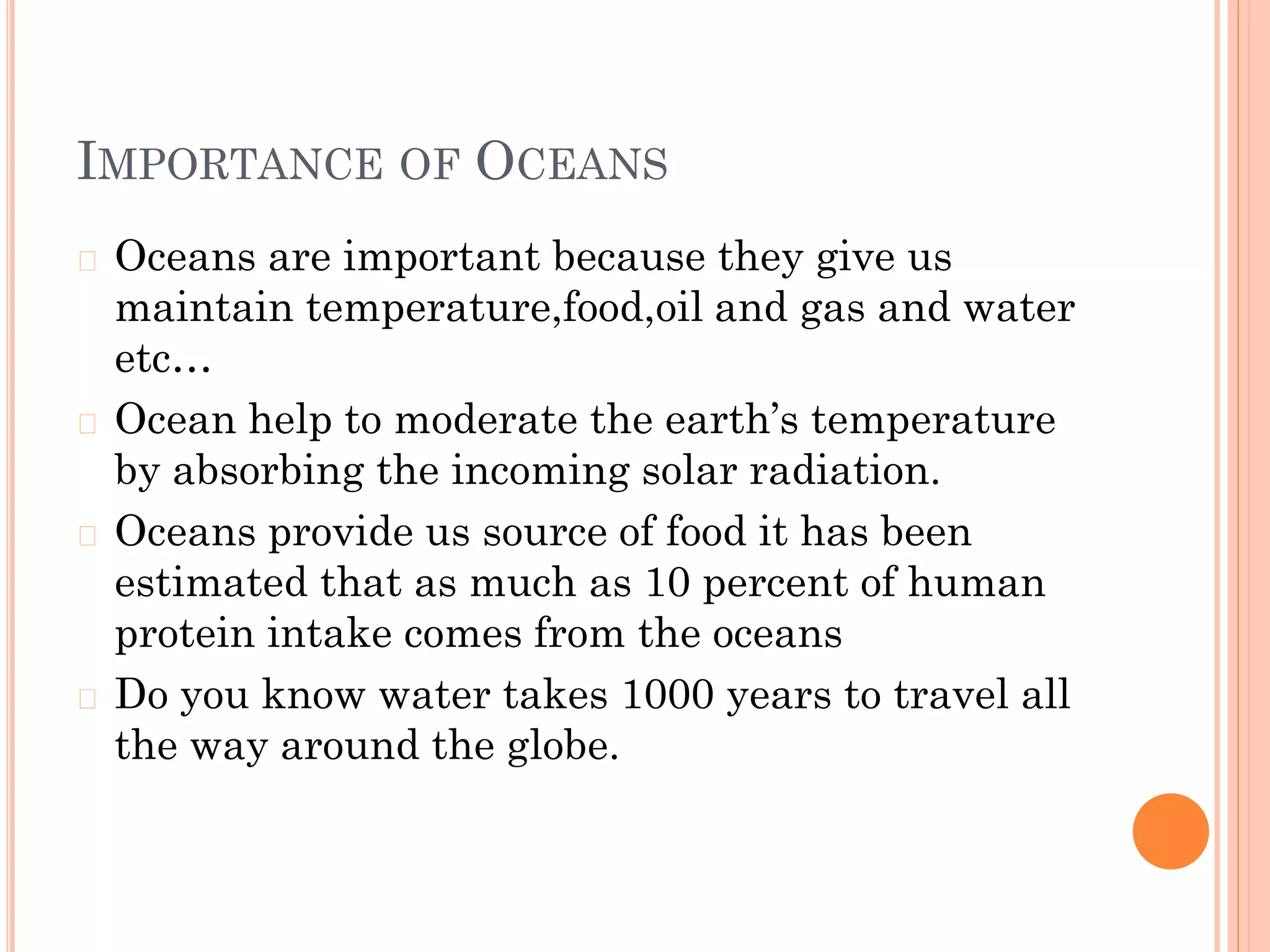 major water bodies | PPTX