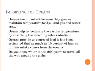 major water bodies | PPTX