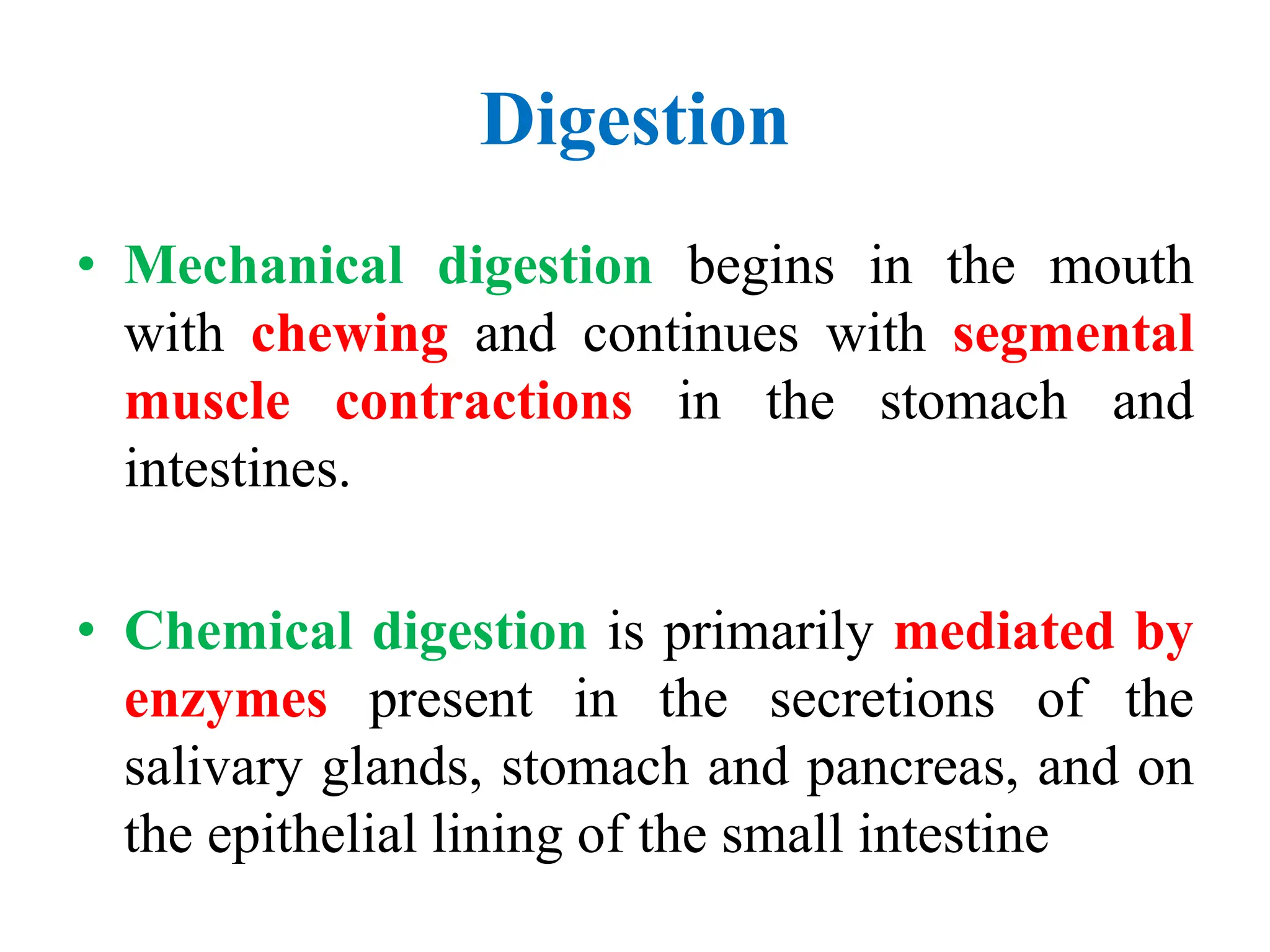 Digestion absorptiondigestive secretions | PPTX