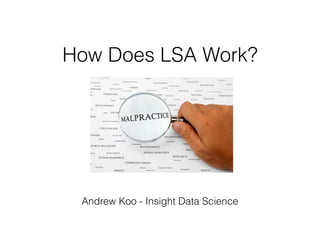LSA algorithm | PDF