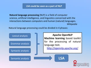 NLP and LSA getting started | PPTX