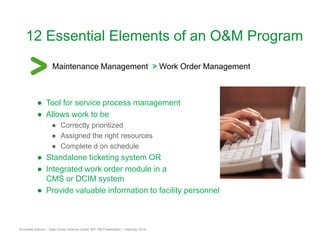 Essential Elements of Data Center Facility Operations | PPT
