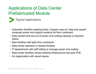 Containerized Power and Cooling Modules for Data Centers | PDF