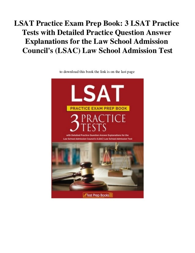 [DOWNLOAD] LSAT Practice Exam Prep Book: 3 LSAT Practice Tests with ...