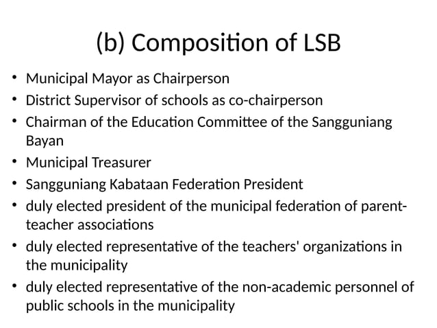 Orientation of Local School Board Members | PPTX