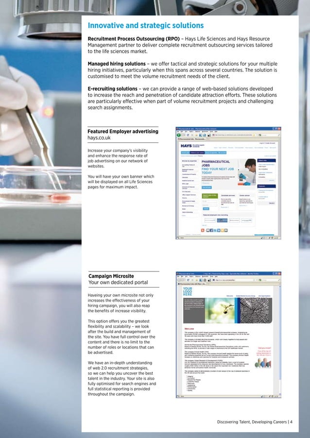 Hays Life Sciences Brochure | PDF | Europe Travel | Travel Locations