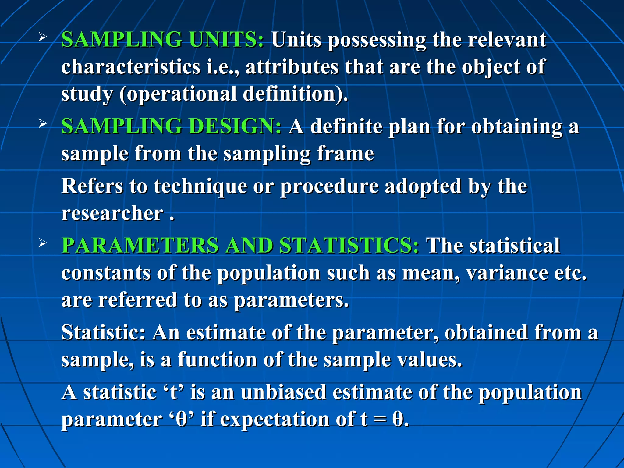 Sampling methods in medical research | PPT