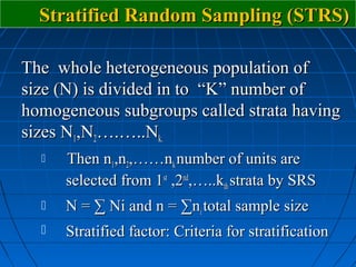 Sampling methods in medical research | PPT