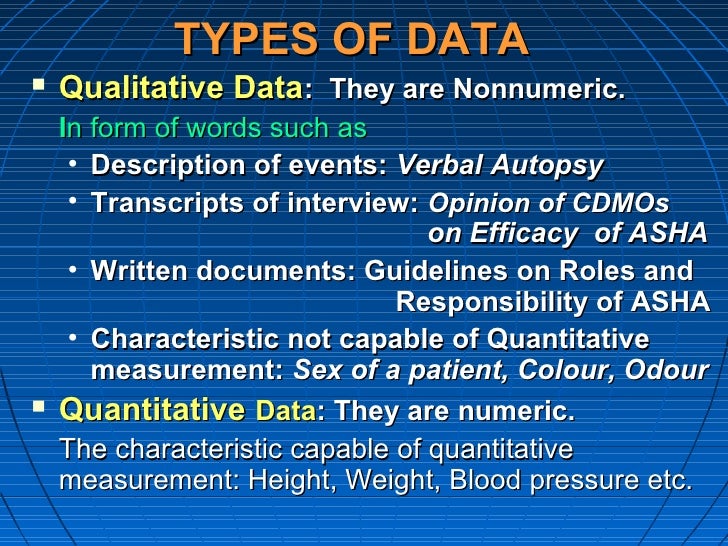 Biostatistics Concept & Definition