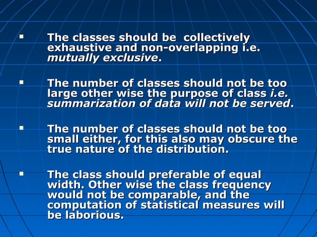 Classification & tabulation of data | PPT