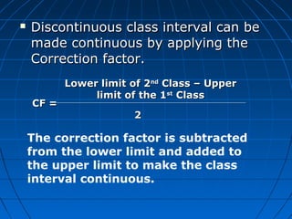 Classification & tabulation of data | PPT