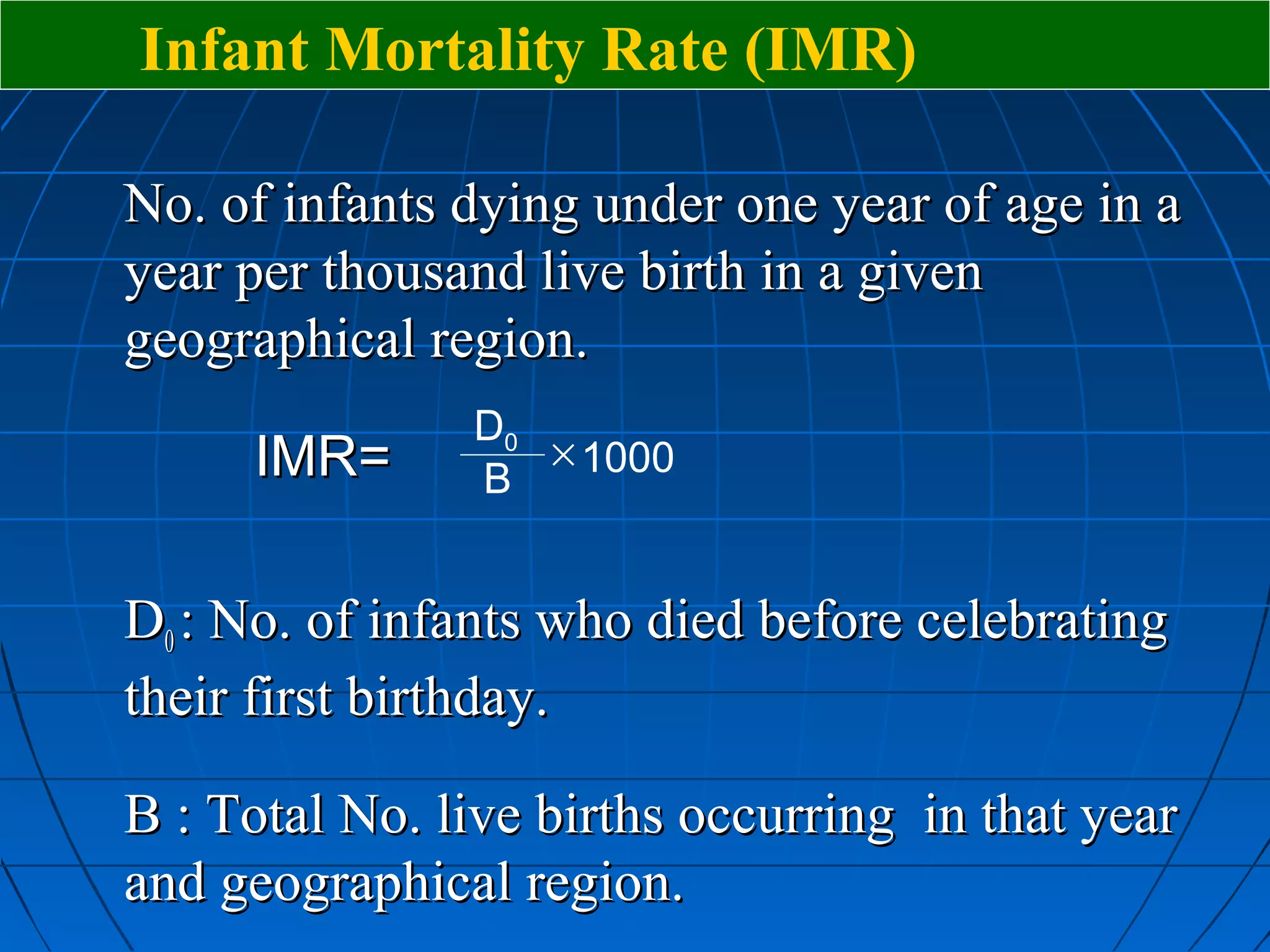 Measures of mortality | PPT