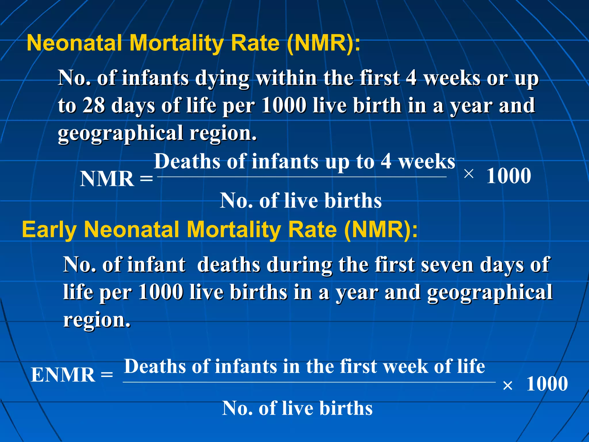 Measures of mortality | PPT