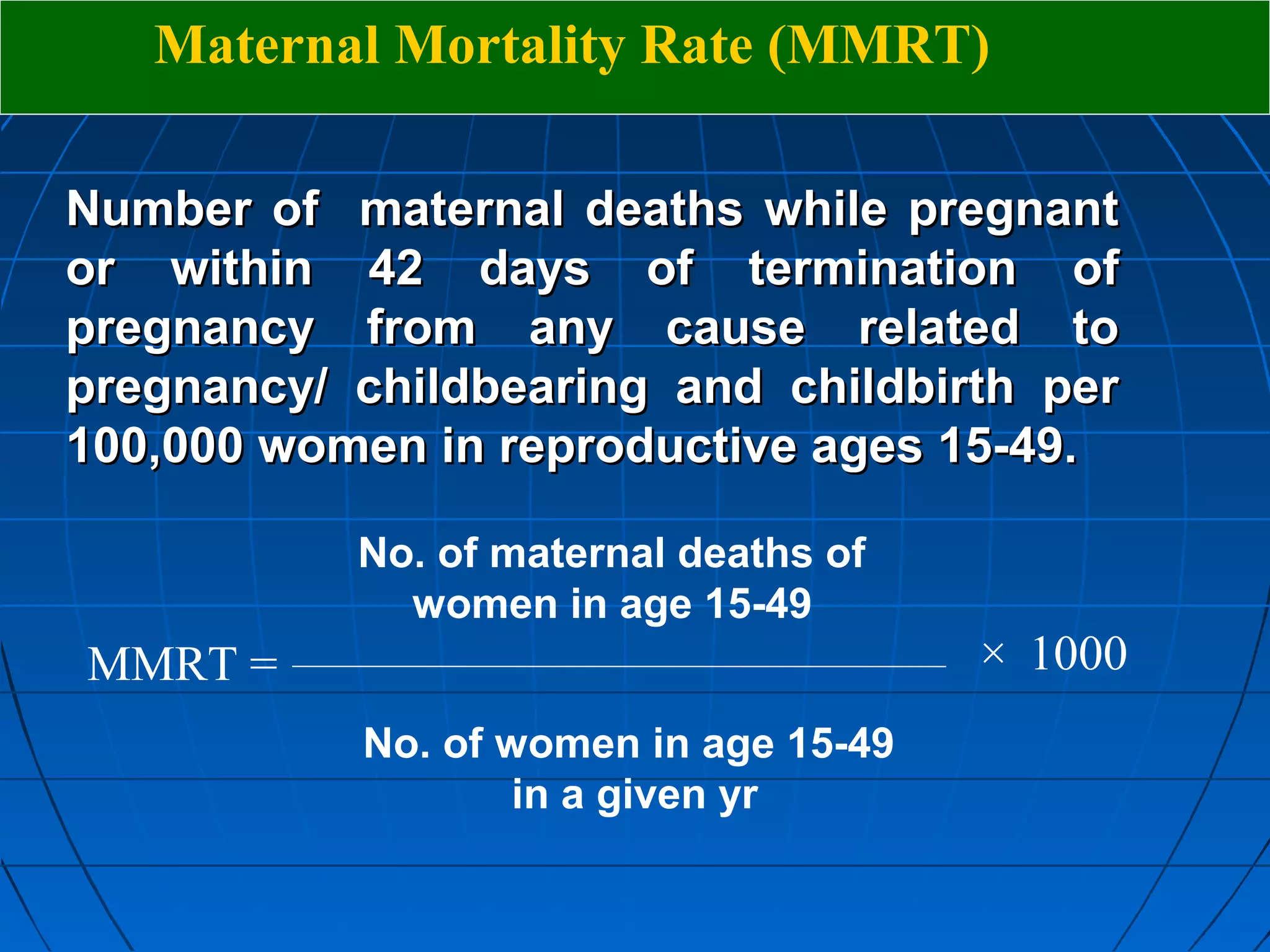 Measures of mortality | PPT