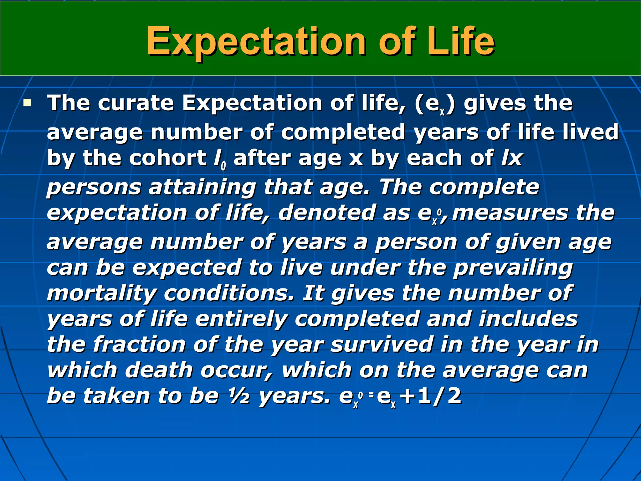 Measures of mortality | PPT