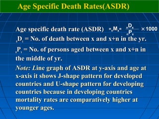 Measures of mortality | PPT