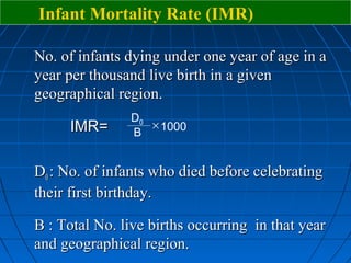 Measures of mortality | PPT