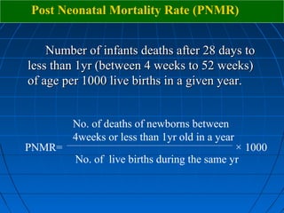 Measures of mortality | PPT