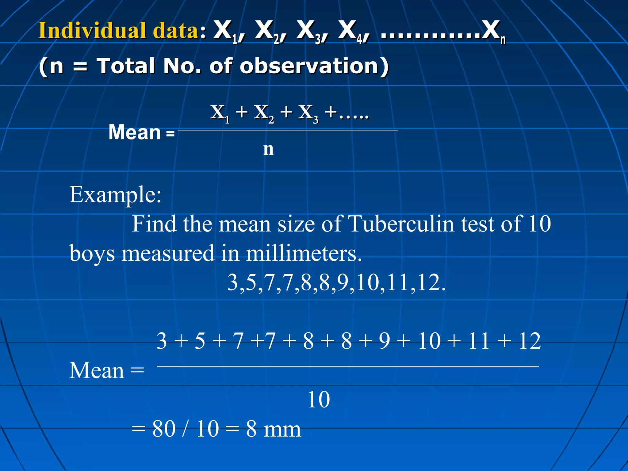 Measures of central tendency | PPT
