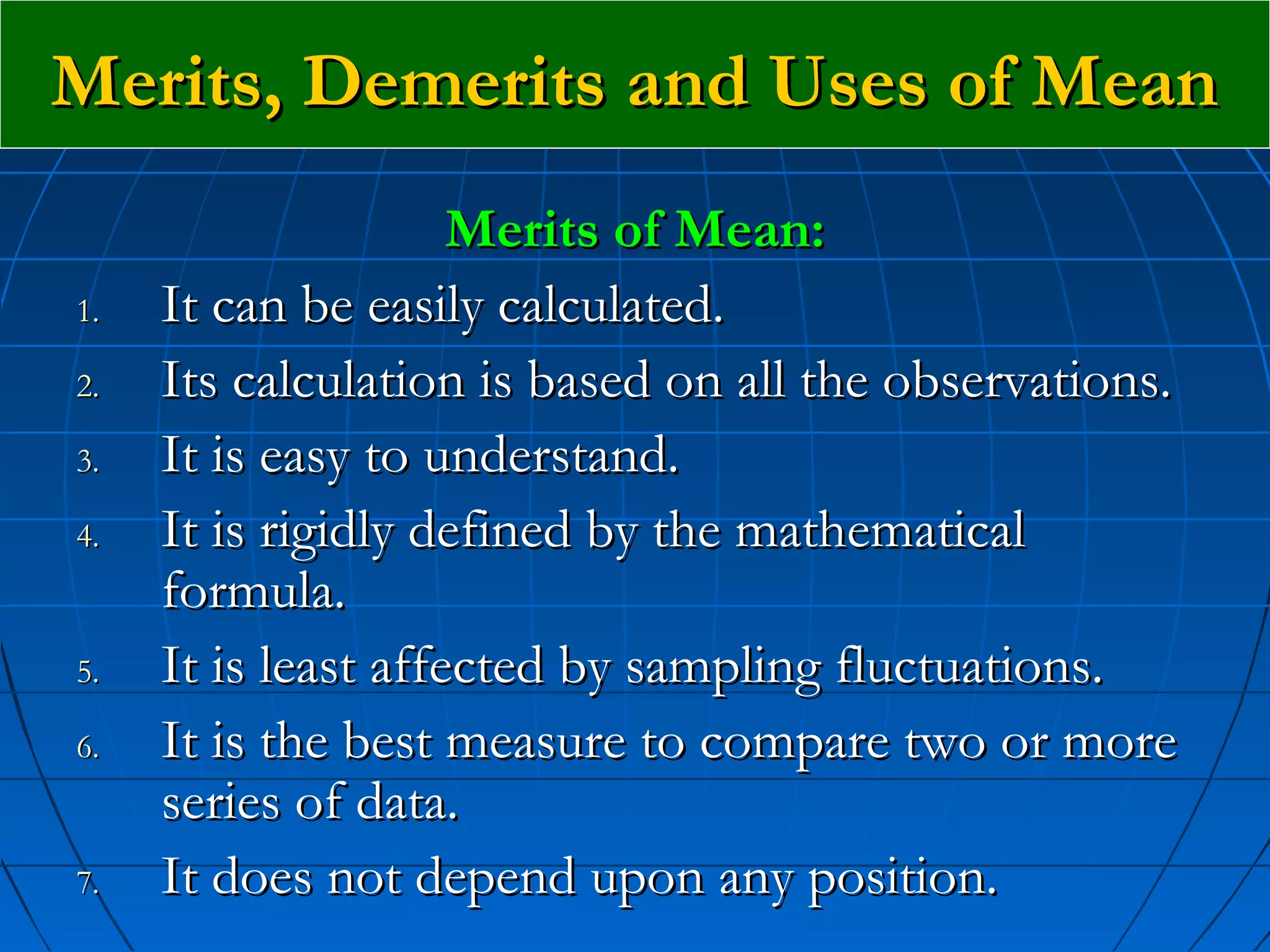 Measures of central tendency | PPT