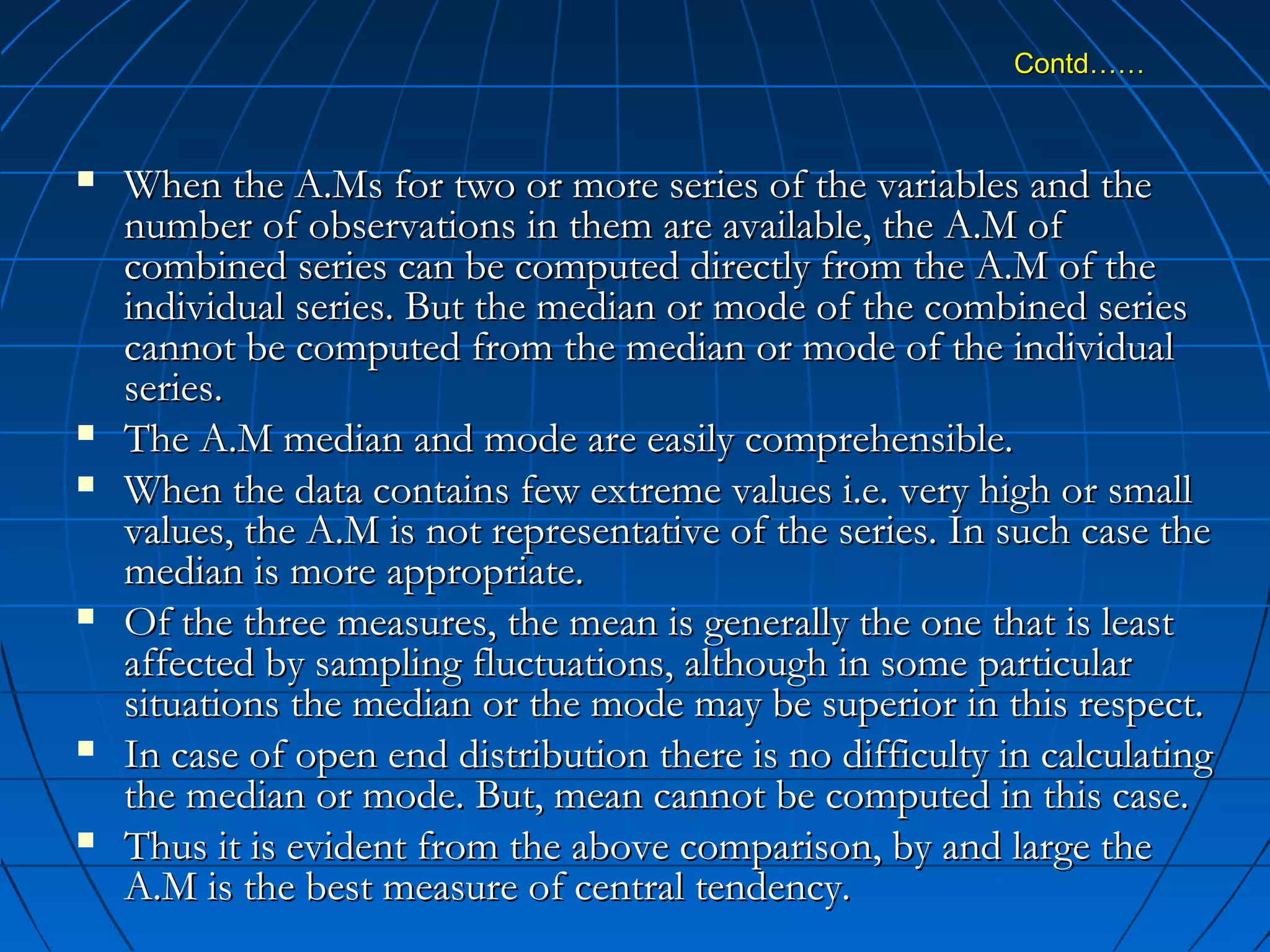 Measures of central tendency | PPT