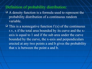 Probability concept and Probability distribution_Contd | PPT