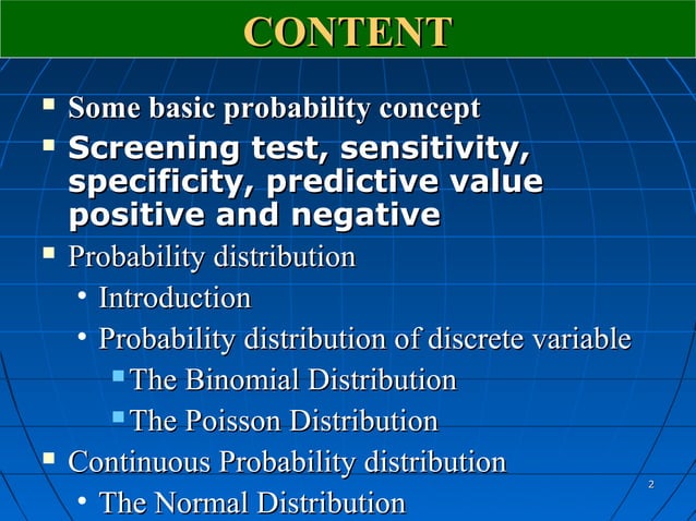Probability Distribution | PPT