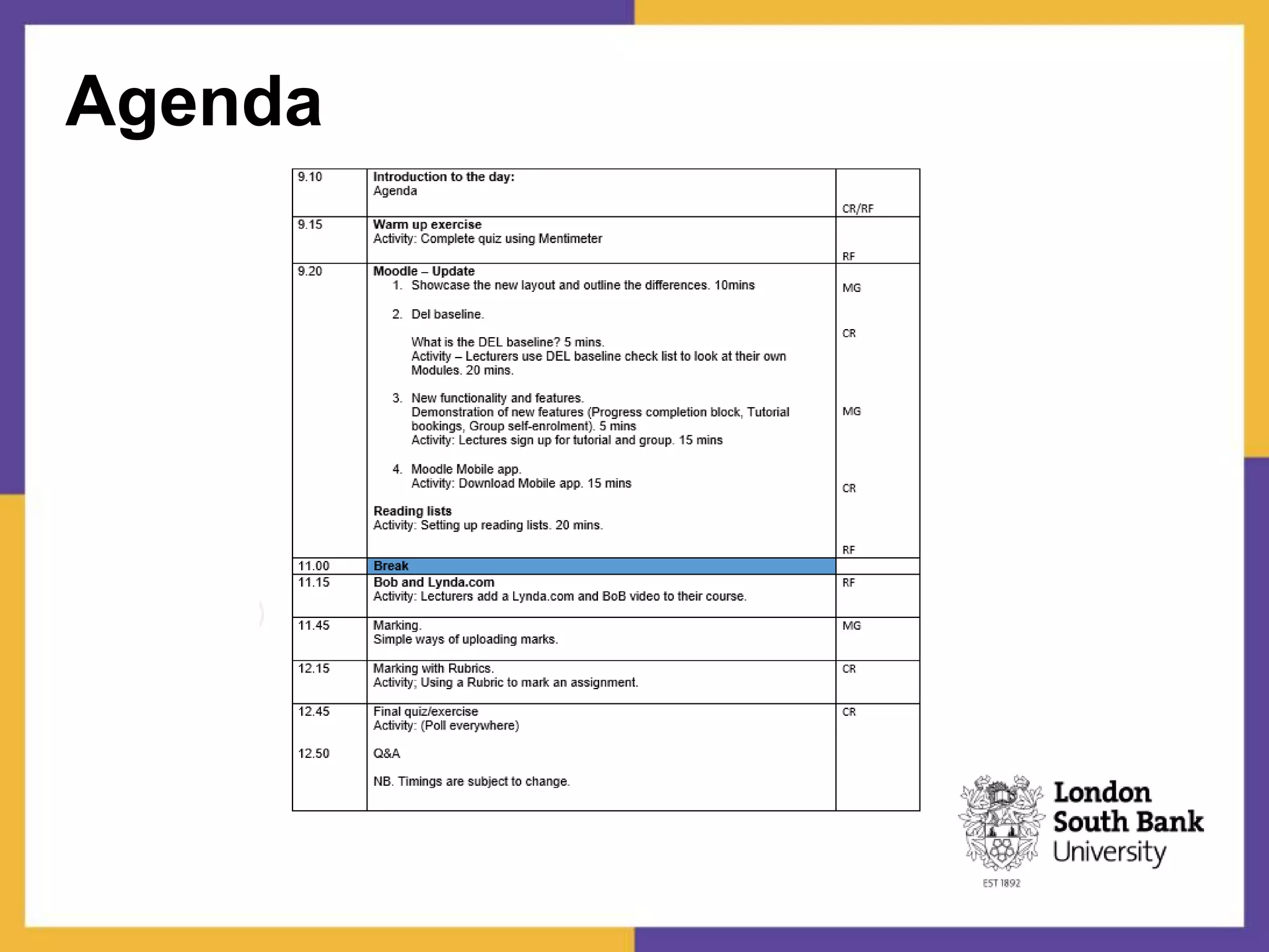 Lsbu business school training | PPTX