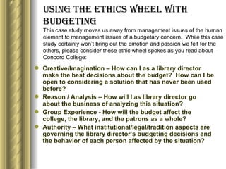 LSC502: Concord College Case Study | PPT