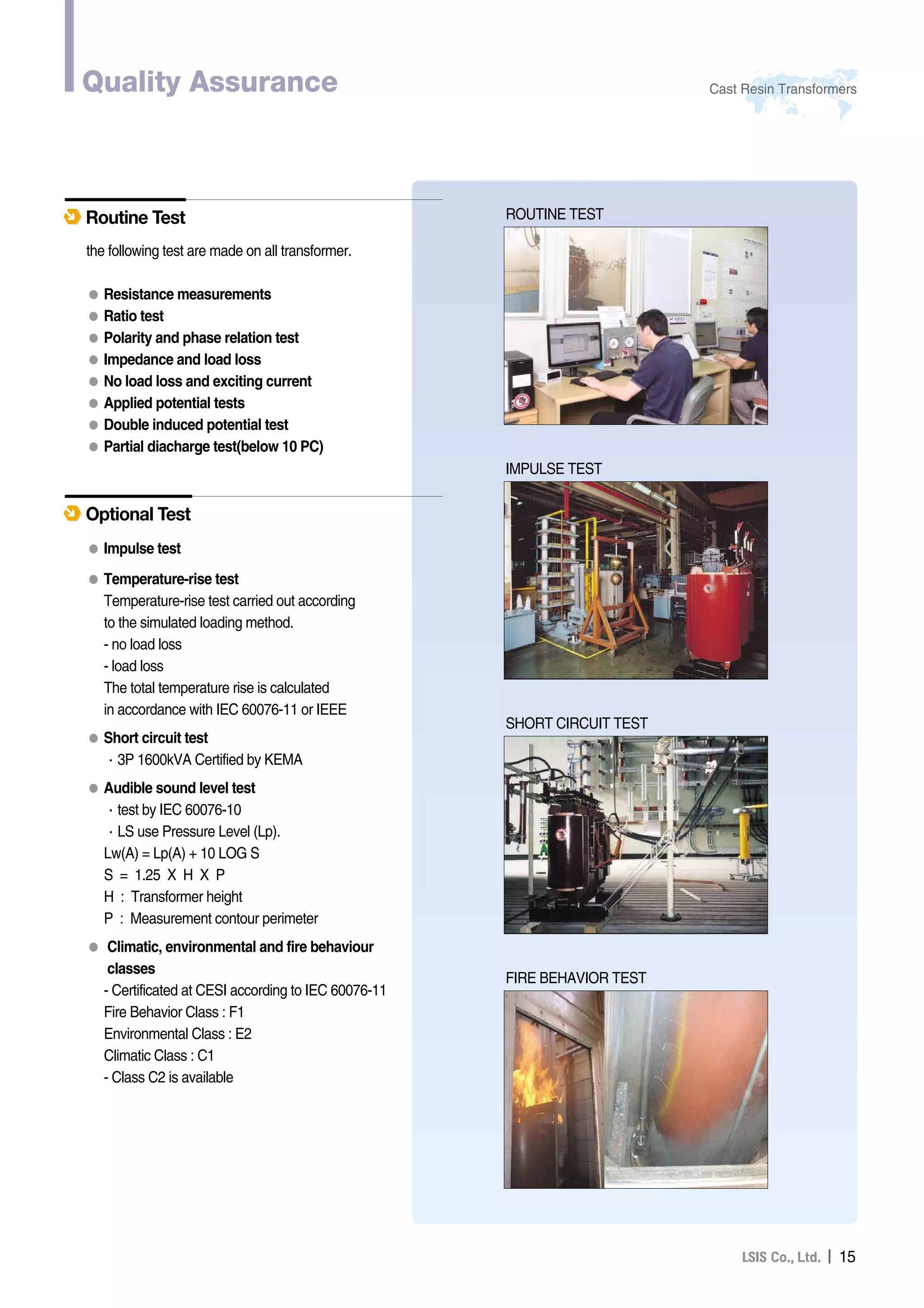LS Cast Resin Transformer Catalogue | PDF