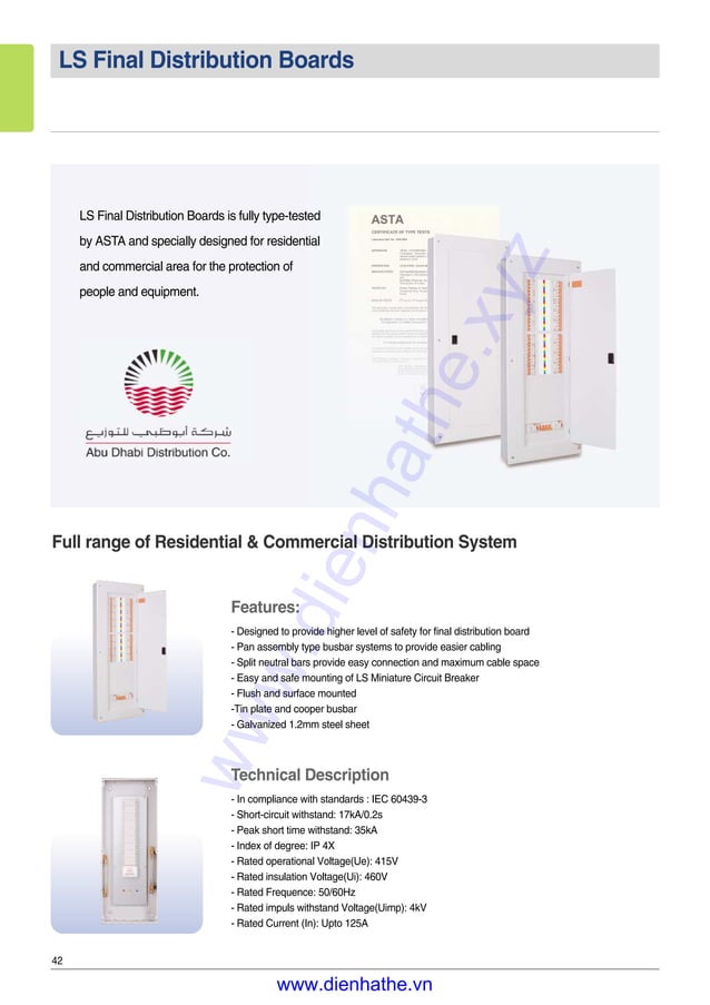 Ls catalog thiet bi dien electric products e 1108 | PDF