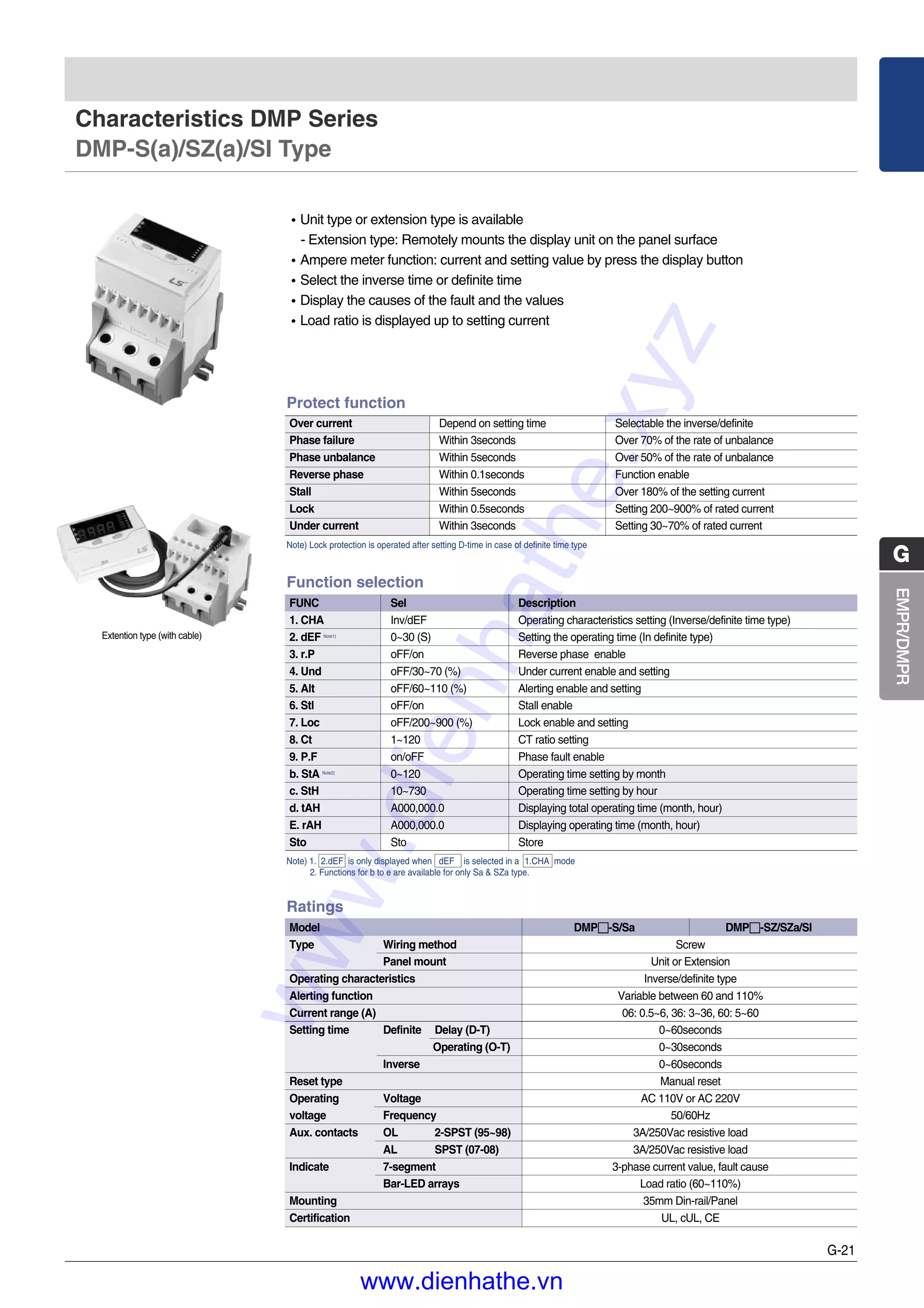 Ls catalog thiet bi dien g empr-dmpr | PDF
