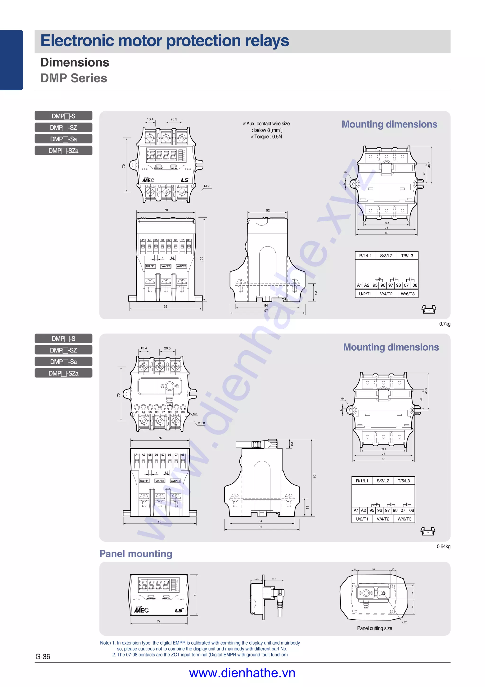 Ls catalog thiet bi dien g empr-dmpr | PDF