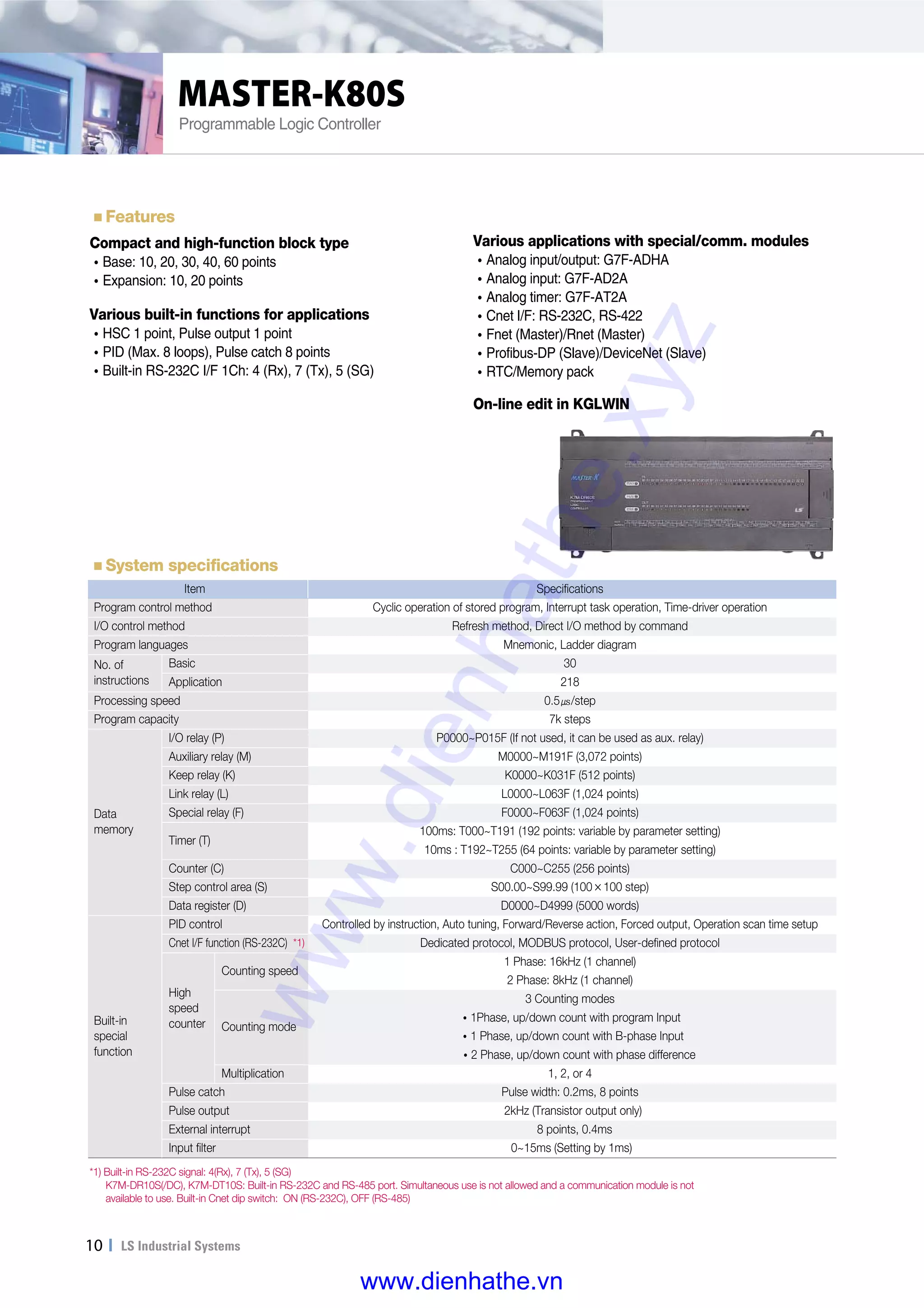 Ls catalog thiet bi dien mk e_0908 | PDF