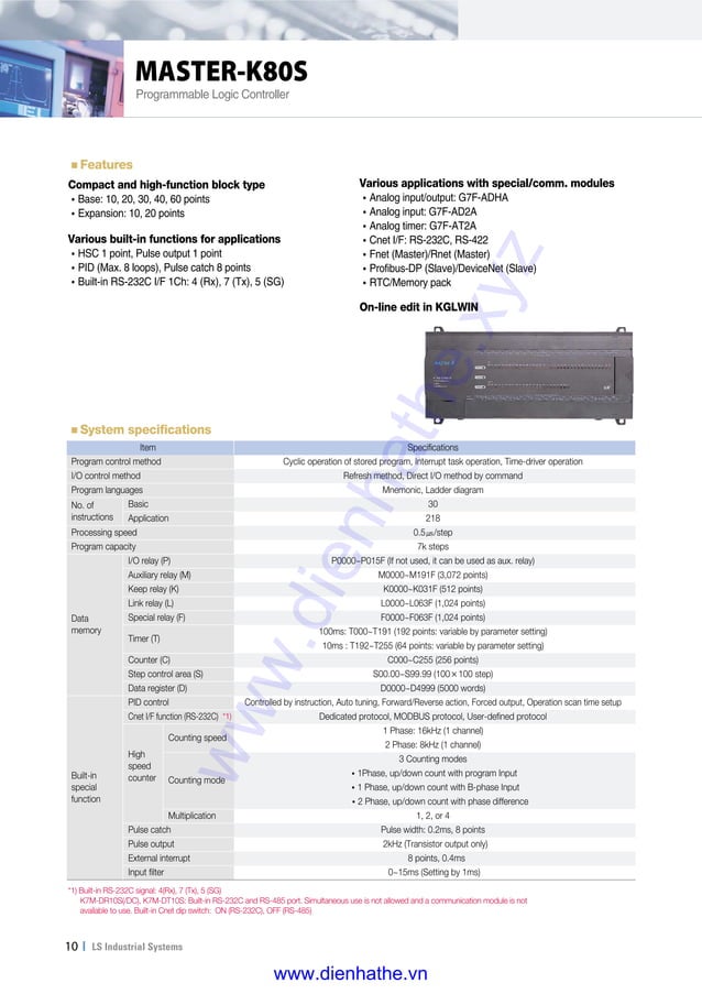 Ls catalog thiet bi dien mk e_0908 | PDF