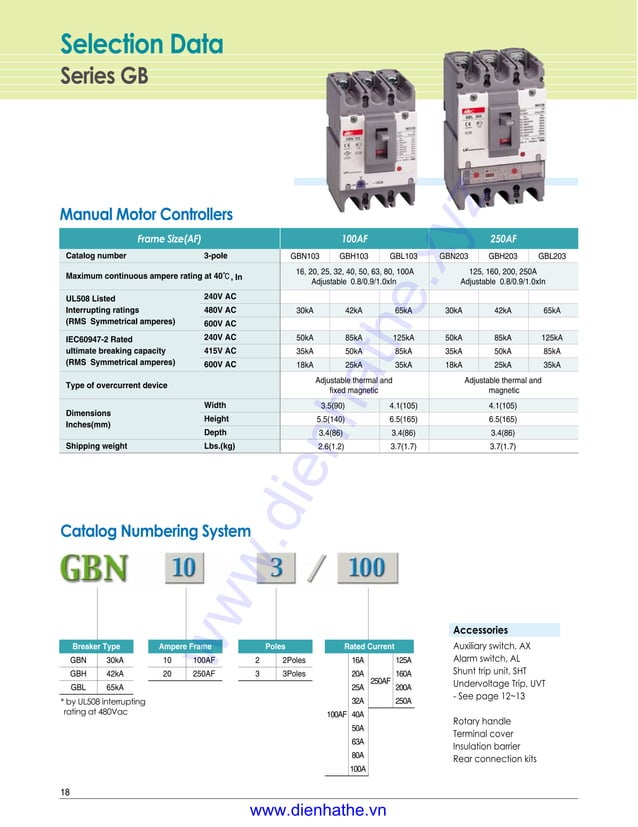 Ls catalog thiet bi dien ul mccb | PDF