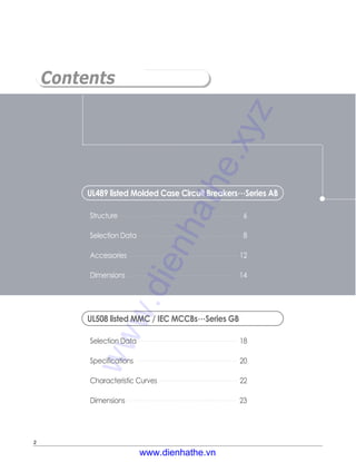 Ls catalog thiet bi dien ul mccb | PDF