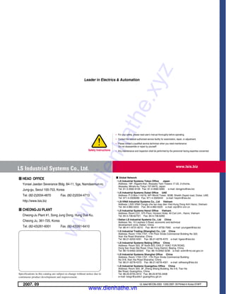 Ls catalog thiet bi dien ul mccb | PDF