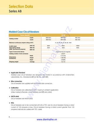 Ls catalog thiet bi dien ul mccb | PDF