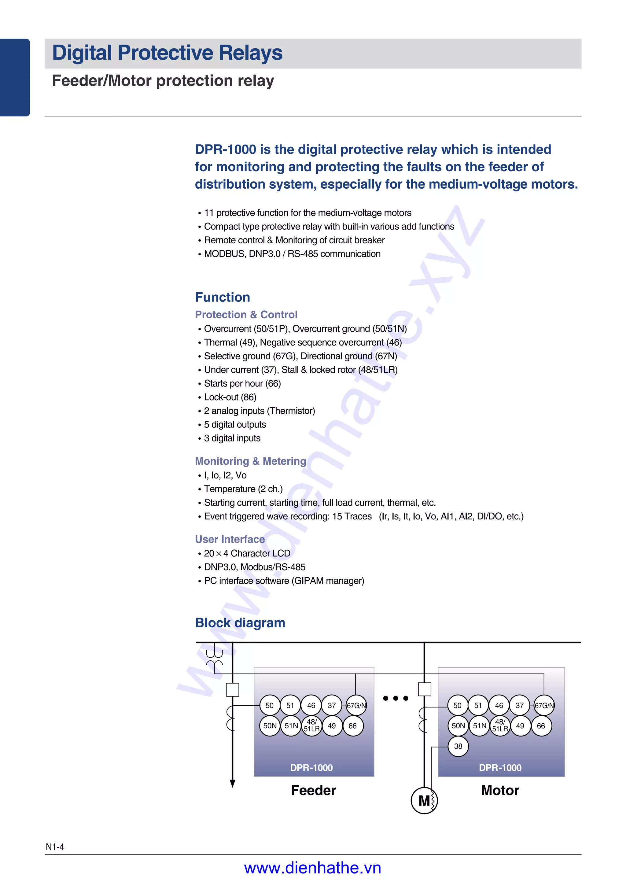 Ls catalog thiet bi tu dong dpr 1000-e | PDF